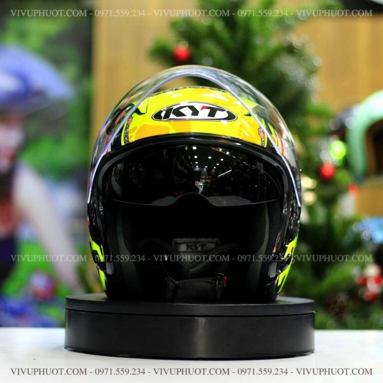 Mũ 3/4 KYT Venom Luca Marconi - ViVuPhượt