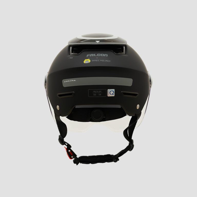 Mũ Bảo Hiểm 1/2 Falcon Bee 2 Kính - Đen Nhám - ViVuPhượt